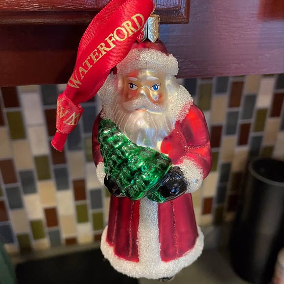 Waterford | Holiday | Vintage Waterford Hand Blown Glass Santa Ornament ...